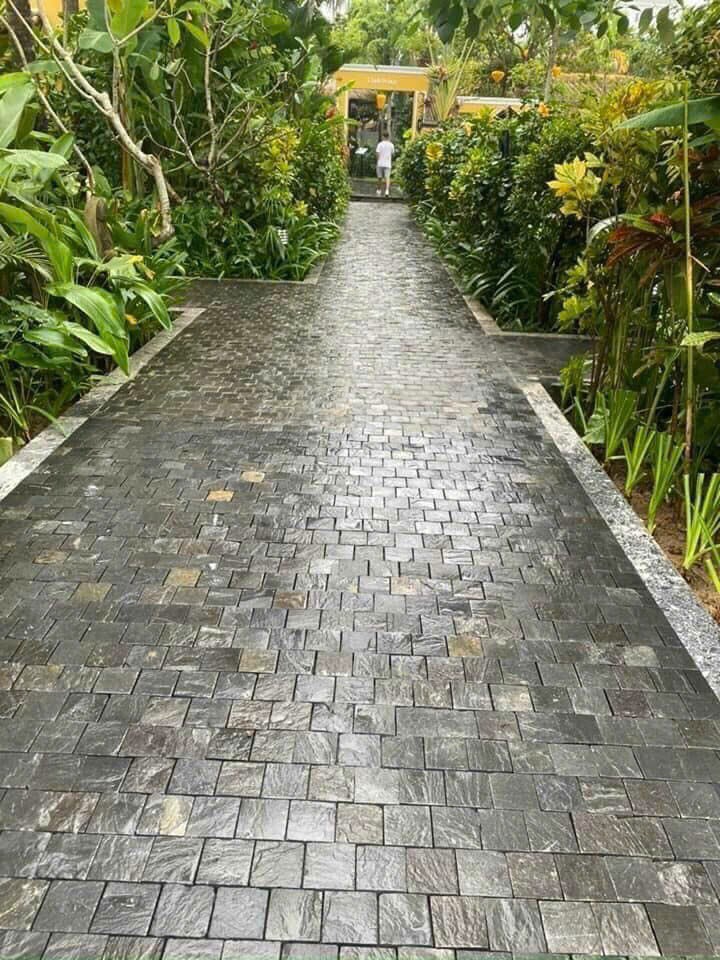 Đá Cubic Slate Lát Sân Vườn